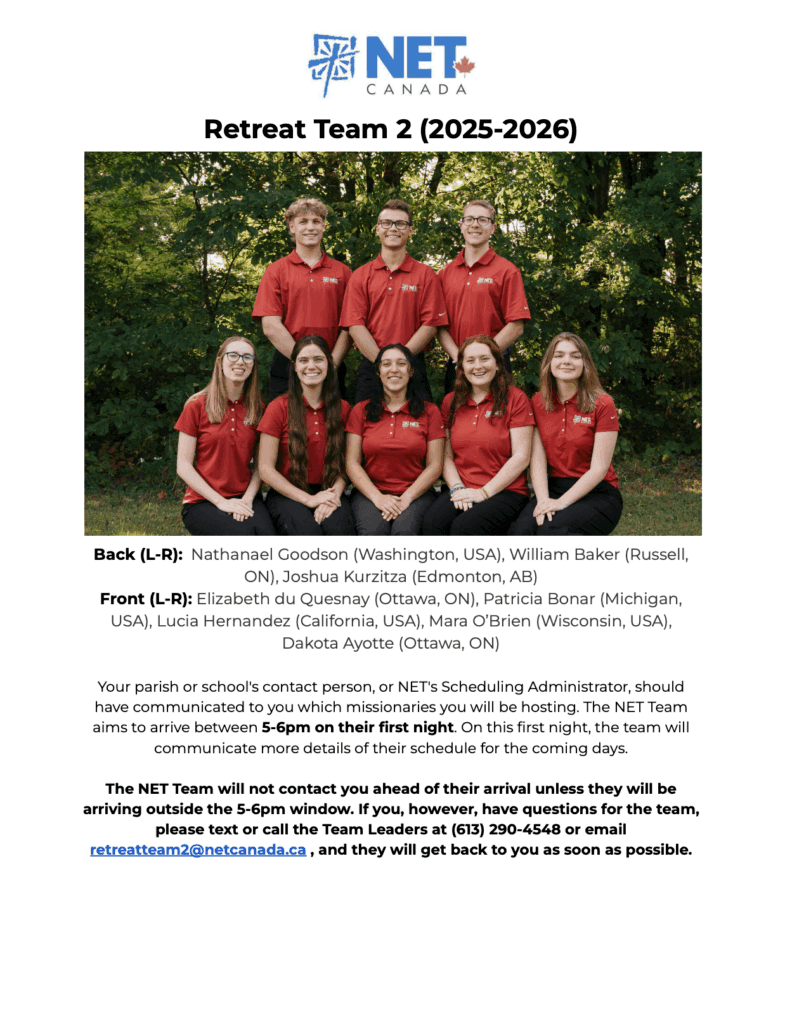 NET Retreat Resources - Net Canada